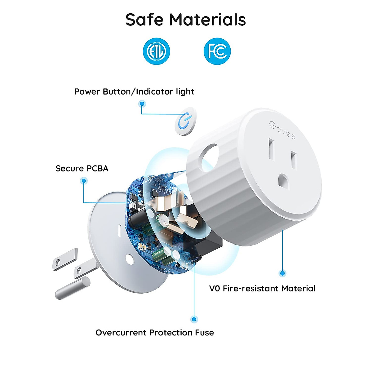Govee Smart Plug, WiFi Bluetooth Outlets 2 Pack Work with Alexa and Google Assistant Bundle with Govee Smart Plug, WiFi Plugs Work with Alexa & Google Assistant, Smart Outlet with Timer & Group