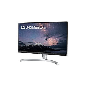 LG 27UL650-W Monitor 27" 4K UHD (3840 x 2160) IPS Display, VESA DisplayHDR 400, sRGB 99% Color Gamut, Radeon FreeSync, 3-Side Virtually Borderless Display- White