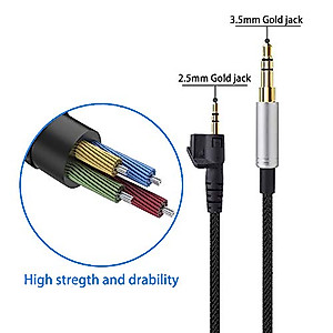 Sqrmekoko Replacement Audio Cable Aux Cords for Bose Around-Ear AE2 AE2i AE2w Headphones