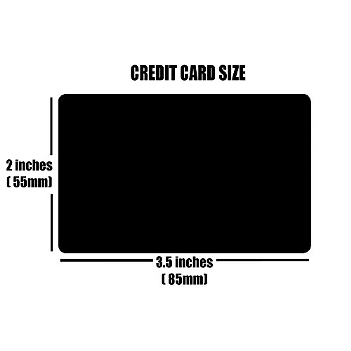 Personalized Message Engraved on Both Sides Metal Wallet Card - Anniversary for Men and Woman, Engraved Wallet Inserts, Love Note, Deployment, Boyfriend, Husband Wife (Black)