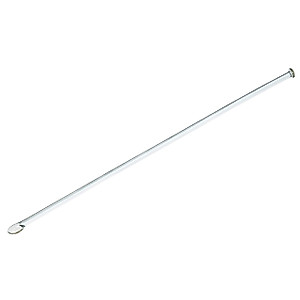 EISCO 10PK Glass Stirring Rods, 7.9" - Spade & Button Ends, 6mm Diameter - Excellent for Laboratory or Home Use - Borosilicate 3.3 Glass