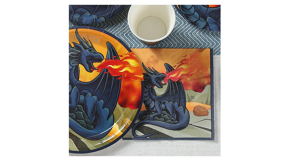 Dragon Party Supplies for Kids - Birthday Decorations