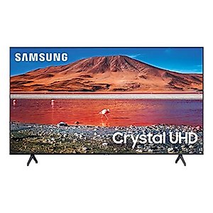 SAMSUNG 60-inch Class Crystal UHD TU7000 Series - 4K UHD HDR Smart TV UN60TU7000FXZA, 2021 Model