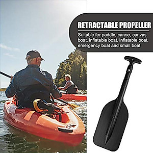 KASIQI Kayak Paddle, Telescopic Paddle Retractable Portable Telescope Rafting Boat Paddle Oar Portable Rafting Boat Floating Outdoor Kayak Water Sport