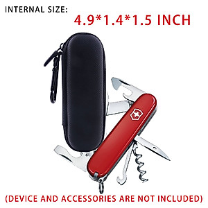 WAIYUCN Hard EVA Carrying Case for Victorinox Swiss Army Multi-Tool, SwissChamp Pocket Knife Case.