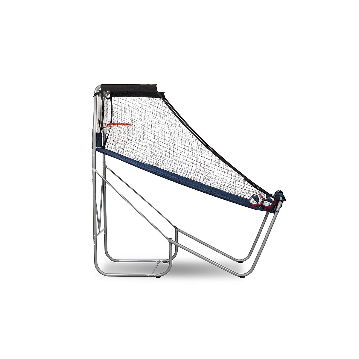 Pop-A-Shot - Home Single Shot | Arcade Basketball Fun at Home | Infrared Sensor Scoring | 6 Game Modes | 4 Balls | Foldable Storage | for All Players