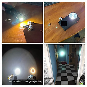 GLGYCB P13.5S PR2 LED Bulb Flashlight Replacement Led Conversion kit 2D 3D 4d Cell Bulbs 3W 3V 4.5V 6V for 2-4C&D LED Bulbs 4Pack