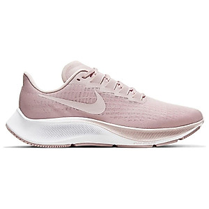 Nike Women's Air Zoom Pegasus 37 Shoes, Champagne Barely Rose White, 8.5 Narrow