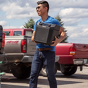 ION Audio Tailgater Plus - 50W Portable Outdoor Wireless Bluetooth Speaker with 50 Hour Battery, Microphone, Radio and USB Charging