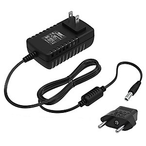 HQRP 18V AC Adapter / 18-Volt Adaptor compatible with Jim Dunlop ECB-04 / ECB04 / ECB004 / ECB-004 / AD-1815/93600890017 / 0107 CPC GP / E87297 Replacement Power Supply Cord [UL Listed] plus HQRP Euro Plug Adapter