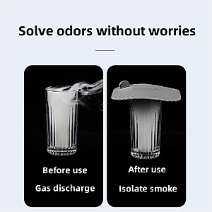 MAOYONG Silicone Drain Stopper - Anti-Odor Cover for Bathroom, Bathtub, and Kitchen Sink 4 Pack