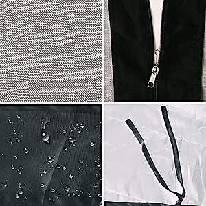10'x10' Gazebo Canopy Replacement Netting,Mesh Screen Netting Sidewalls with Zipper for Patio Gazebo Canopy Tent(Screen Sidewalls ONLY)