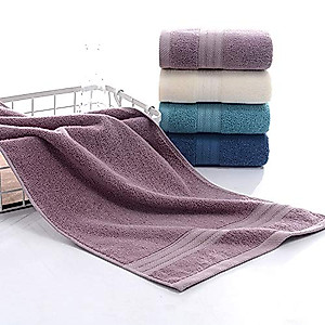 Tian Home Ultra Absorbent & Soft Cotton Hand Towels(4-Pack,14x29inch) for Bath, Hand, Face, Gym and Spa