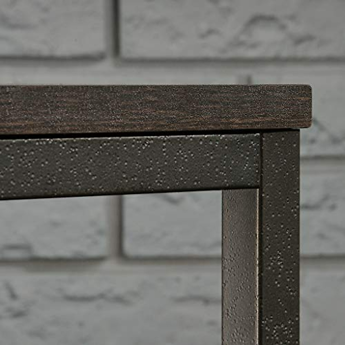 Sauder North Avenue Sofa Table, Smoked Oak finish