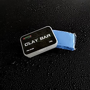GLOSSONLY 100g Car Detailing Clay Bar, Premium Fiine Grade Auto Detailing Magic Clay Bar Cleaner for Car, Glass, Vehicles and Much More Cleaning