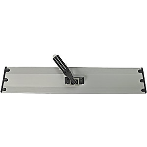 CleanAide Flat Mop Plate Frame, Aluminum, Gray, 18 Inches