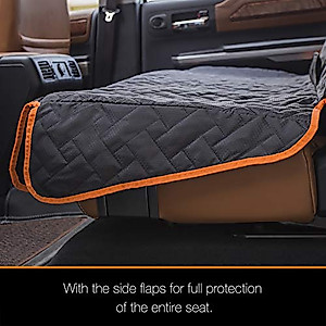 iBuddy Bench Car Seat Cover for Car/SUV/Truck, Waterproof Back Seat Cover for Kids Without Smell, Heavy Duty and Nonslip Pet Truck Seat Cover for Dogs, Machine Washable