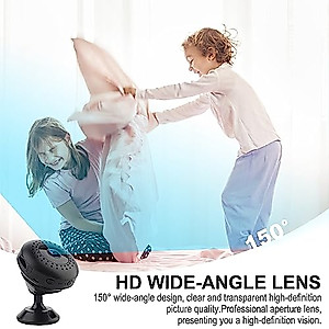 LCYATCE Wireless Camera Mini Hidden WiFi Spy Camera Portable Small Nanny Cam with Night Vision and Motion Detection HD 1080P Cam Surveillance Cameras for Home Security Indoor/Outdoor