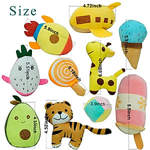 Kyatico 30 Pack Puppy Squeaky Toys Pet Dog Toys Squeeker for Pet Small Puppies Dogs