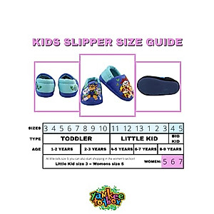 Josmo Kids Paw Patrol Pawesome Planet Toddler and Boys Plush Aline Slippers (Blue/Sky, 9-10 M US Toddler) 9-10 Toddler CH90222 0