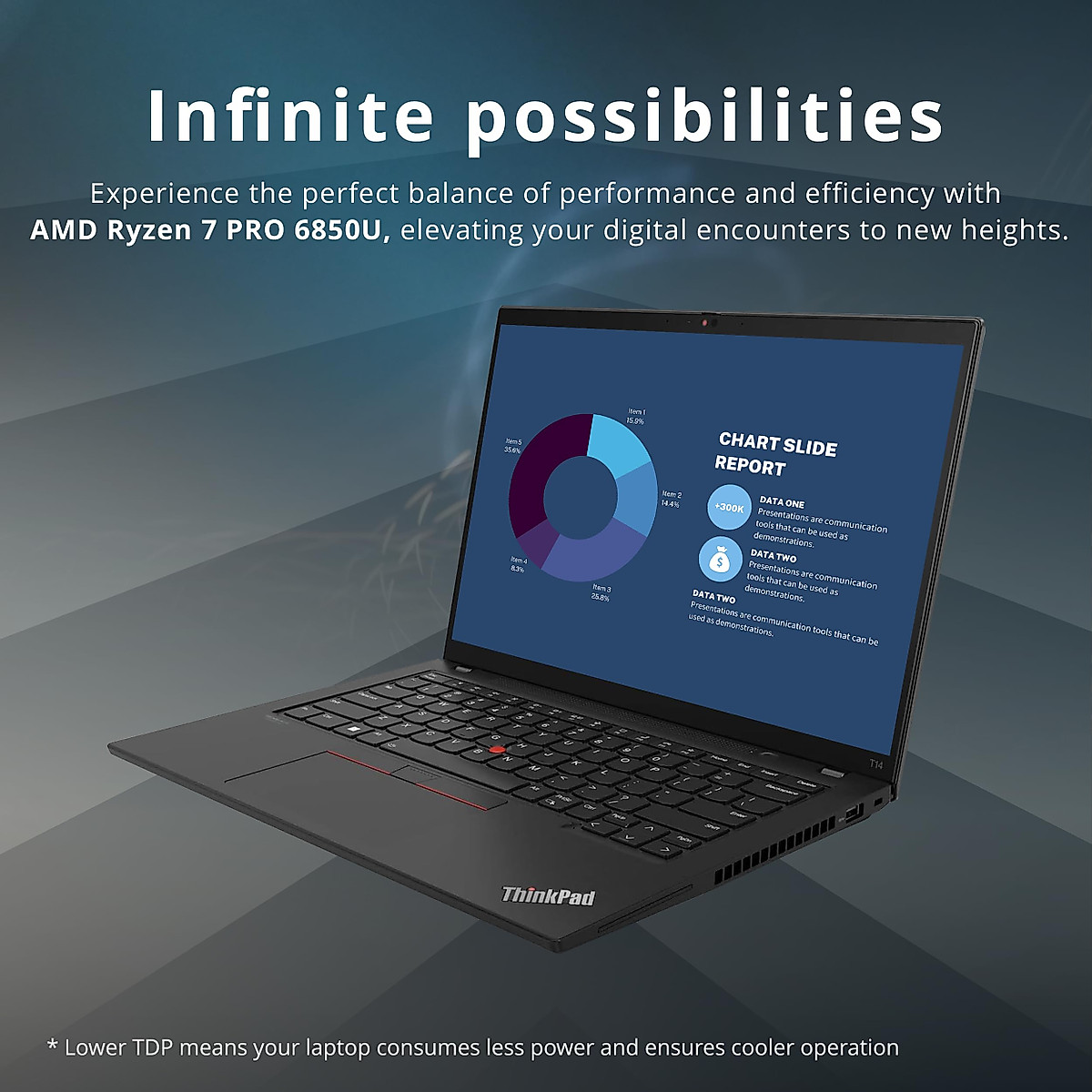 Lenovo ThinkPad T14s Gen 3 Business Laptop, 14.0'' FHD IPS Touchscreen, AMD Ryzen 7 PRO 6850U Octa-core, 16GB RAM, 2TB SSD, WiFi, Bluetooth, Webcam, Win 10 Pro, Black, 32GB Hotface USB Card