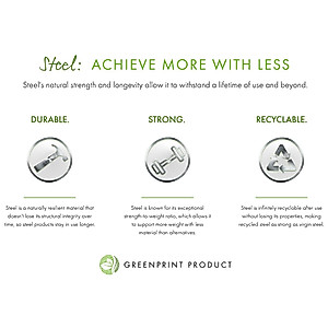 Displays2go, Wall TV Bracket with Dual Mount, Steel Construction – Black Finish (MNBD2642S2)