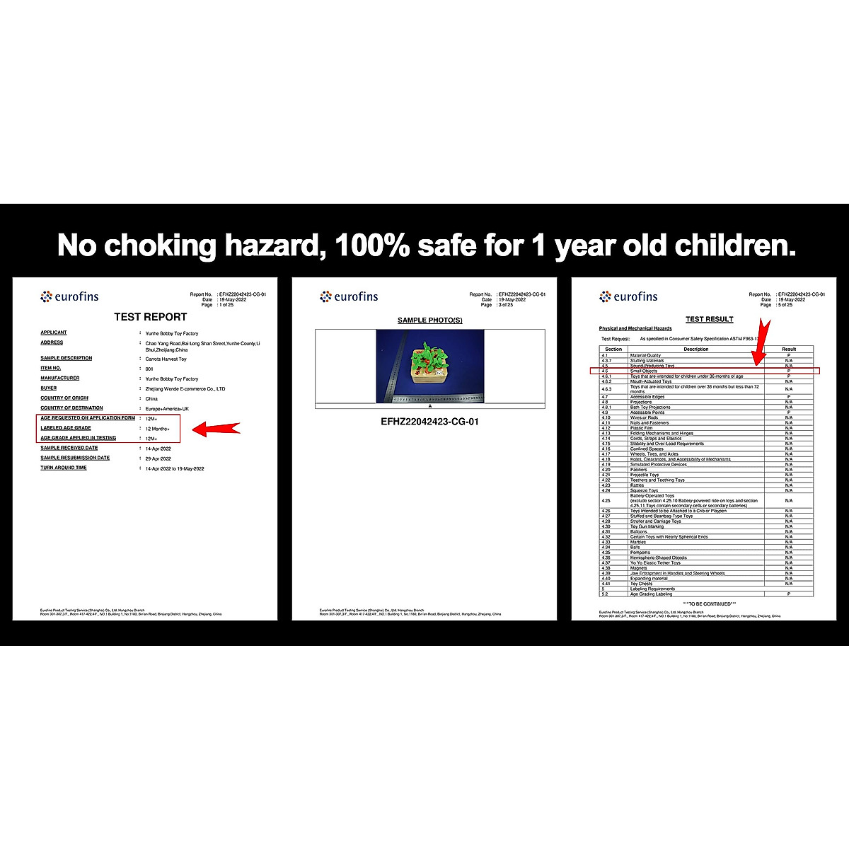 Montessori Toys for 1 Year Old, Wooden Toys Developmental Shape Sorting & Matching Puzzle Carrots Harvest Game, Birthday Gifts for Toddlers Babies Boys and Girls 6-12 Months Christmas