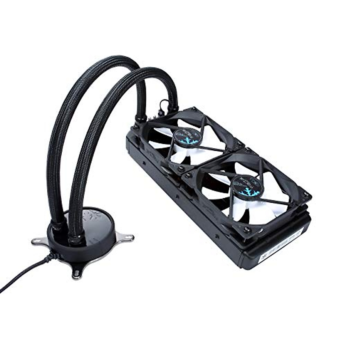 Fractal Design Celsius S24-240 mm Radiator - Silent Liquid CPU Cooler - PWM - Intelligent Controls - 2X Fractal Design Dynamic X2 PWM GP-12 120Mm Silent Fans Included - 1/4" Fitting - Black