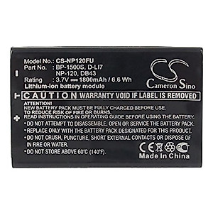 IUPPA Replacement Battery Compatible with Sports Camera HT200, TM200 1800mAh/3.7V