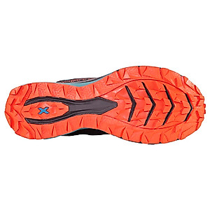 La Sportiva Womens Karacal Trail Running Shoe, Carbon/Lagoon, 9