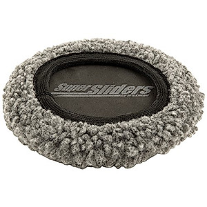 Super Sliders 5" Reusable 2-in-1 Furniture Carpet Sliders with Hardwood Socks - Slide Items Easily Without Damage Across Any Surface, Beige (4 Pieces)