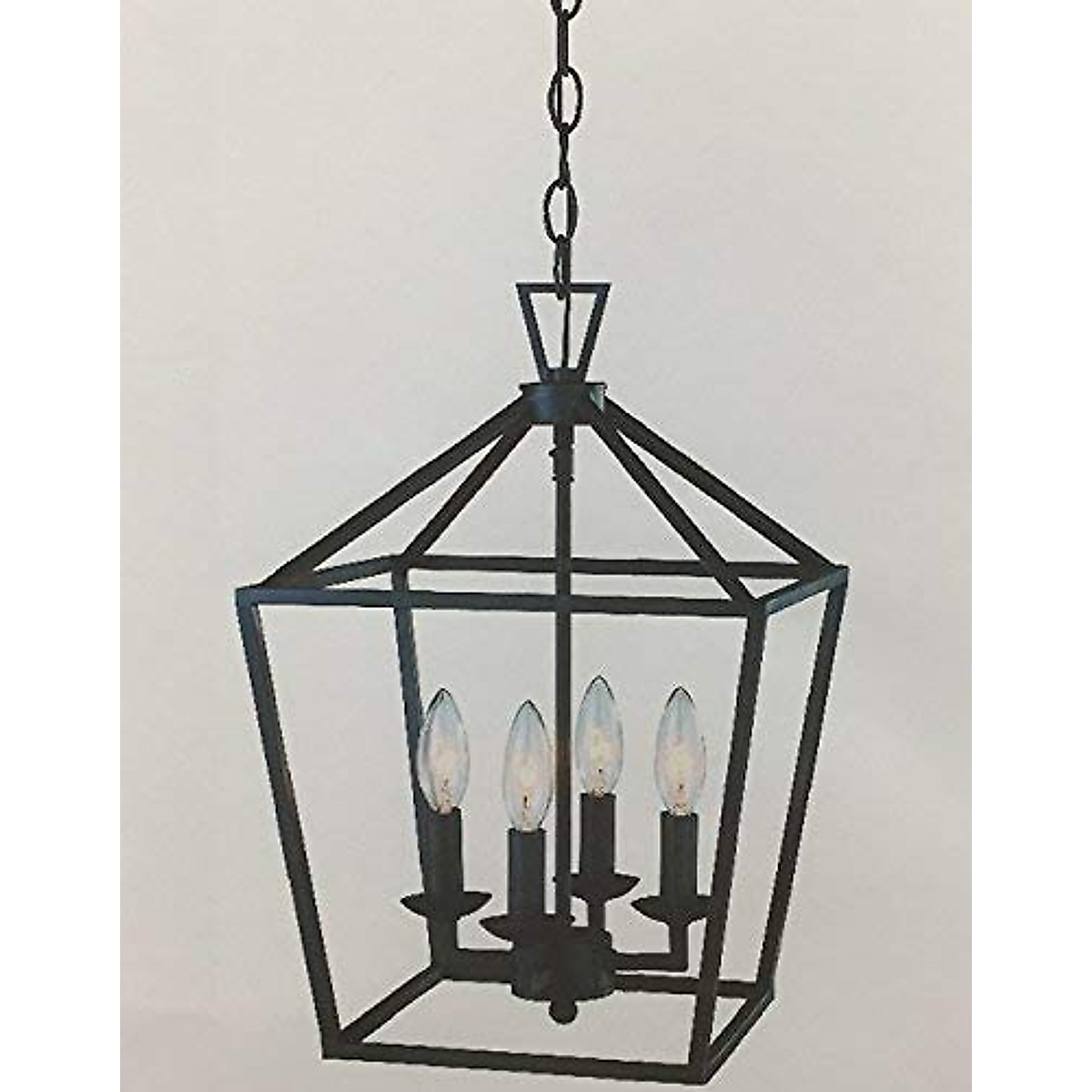 Trans Globe Imports 10264 ROB Transitional Four Light Pendant from Lacey collection in Bronze/Dark finish, 12.00 inches