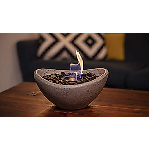 Red Wagon Integrity Table Top Fire Bowl. Outdoor Tabletop Fire Pits Fireplace Burner for Garden Ornament. Relax and Enjoy Cozy Fireside Experience.