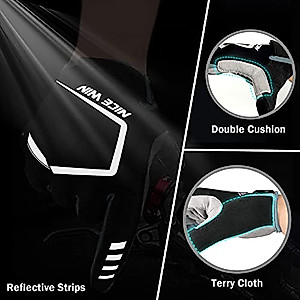 NICEWIN Cycling Gloves Motorcycle Bike Mountain- Road Bicycle Men Women Padded Antiskid Touch Screen