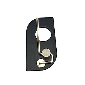 SHARROW Archery Magnetic Arrow Rest Stainless Steel Arrow Rest RH LH Recurve Bow Arrow Rest for Shooting Targeting Accessory (Right Hand)