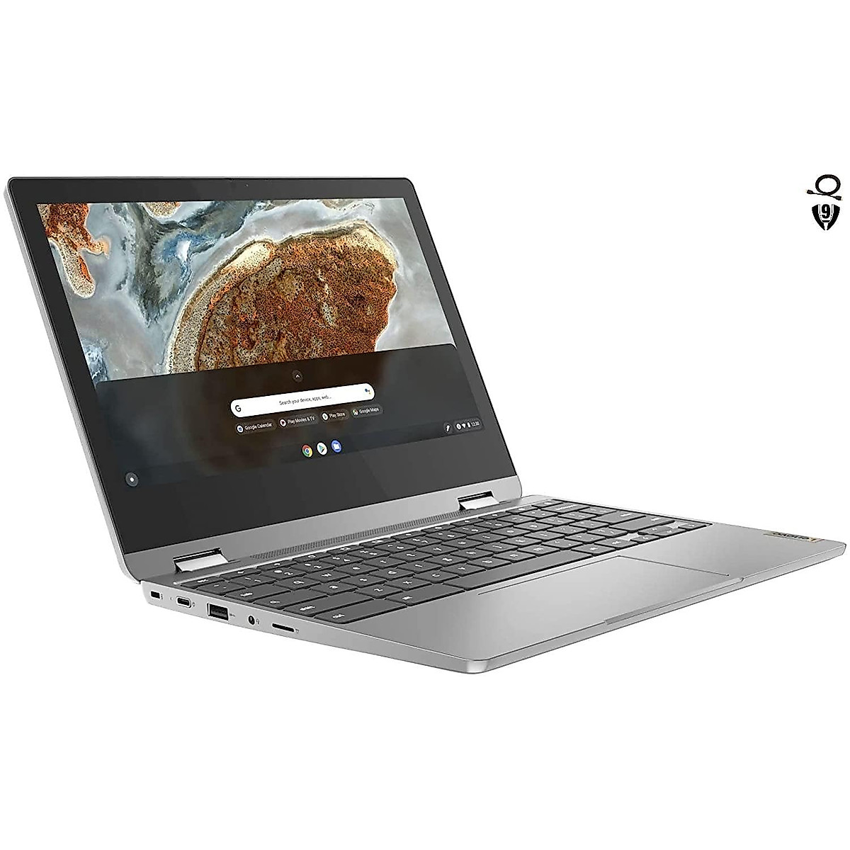 Lenovo Flex 3 2-in-1 11.6" HD Touchscreen Chromebook Laptop, Mediatek MT8183 Processor, 4GB RAM 32GB eMMC, Bluetooth, Wi-Fi, HD Audio, Chrome OS, Arctic Grey