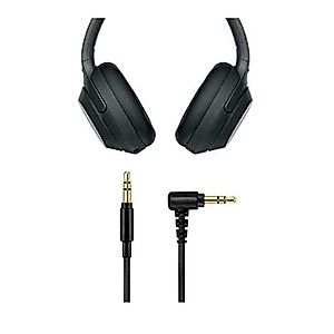 Sony Genuine OEM Replacement 3.5mm Cable for WH1000XM3 , WH1000XM2 (Approx. 3.94 ft, OFC Strands, Gold-Plated Stereo Mini Plug)
