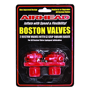 Airhead Boston Valve, Red, One Size (AHBV-2), 2 Count (Pack of 1)