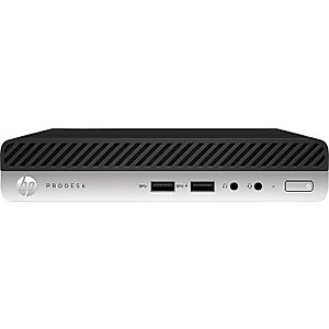 HP Business Desktop ProDesk 400 G5 Desktop Computer - Core i5 i5-9500T - 8 GB RAM - 256 GB SSD - Desktop Mini - Windows 10 Pro 64-bit - Intel UHD Graphics 630 - English Keyboard - Wireless LAN - Bluet
