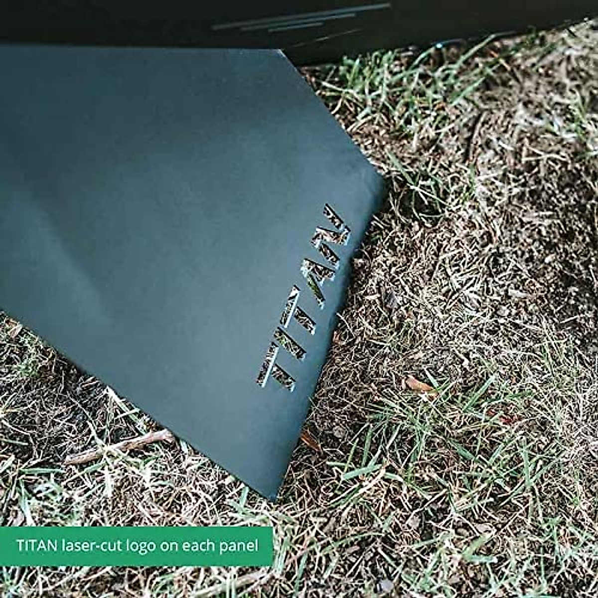 TITAN GREAT OUTDOORS Portable Pop-Up Fire Pit with Carry Bag