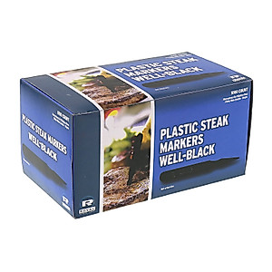 Royal Well Steak Marker-Black, Package of 1000