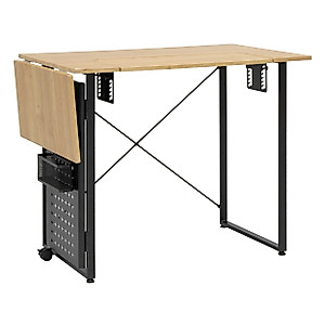 Pivot Sewing Table with Swingout Storage Panel