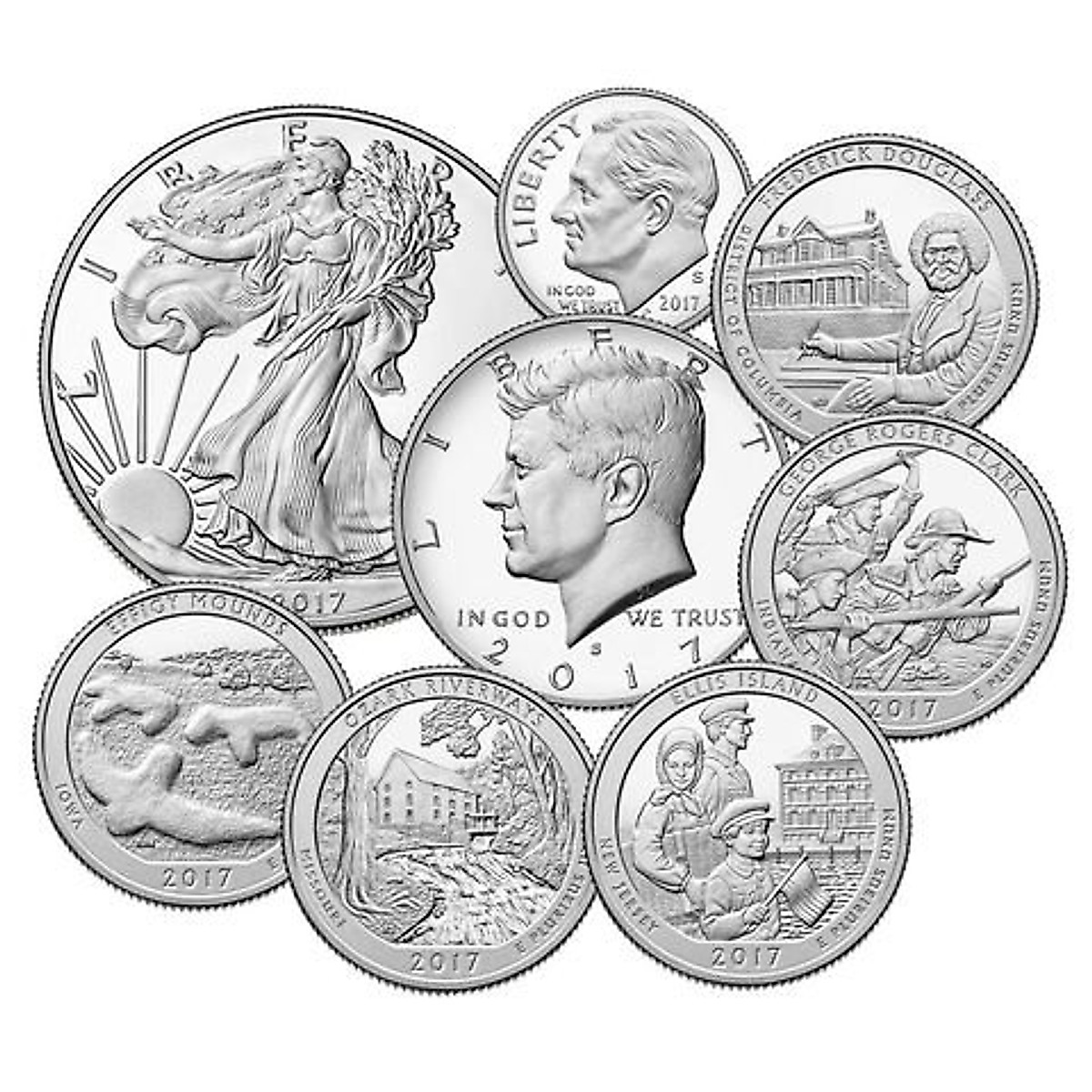 2017 S Limited Edition Silver Proof Set Proof