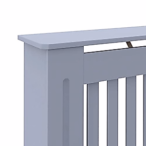 vidaXL Radiator Cover Anthracite 59.8"x7.5"x31.9" MDF