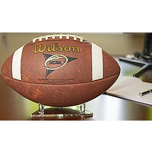 Ball Holder Stand for Footballs Basketballs Volleyballs Soccer Balls - Acrylic Display (Triangular Acrylic)