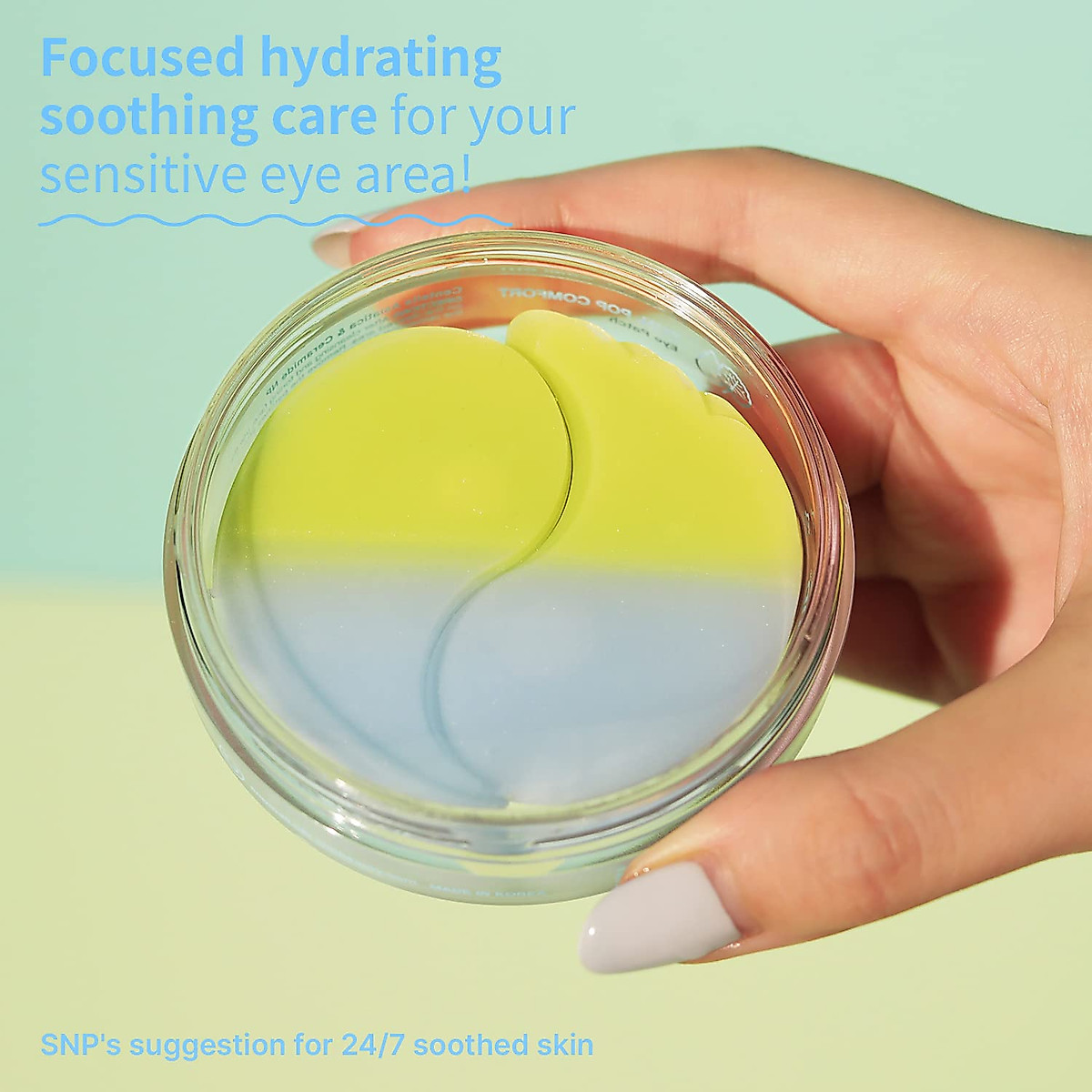 SNP Dual Pop Under Eye Patches Mask, Eye Masks and Treatment for Puffy Eyes, Improve Firmness and Skin Complexion 30 Pcs for Men and Women (Moisture Comfort)