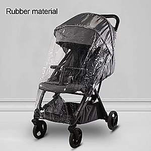 Stroller Rain Cover,Universal Stroller Accessory,Universal Clear Baby Travel Weather Shield for Outdoor Protection,Baby Travel Stroller Shield,Protect from Dust Insectss,Protect from Sun Dust Snow
