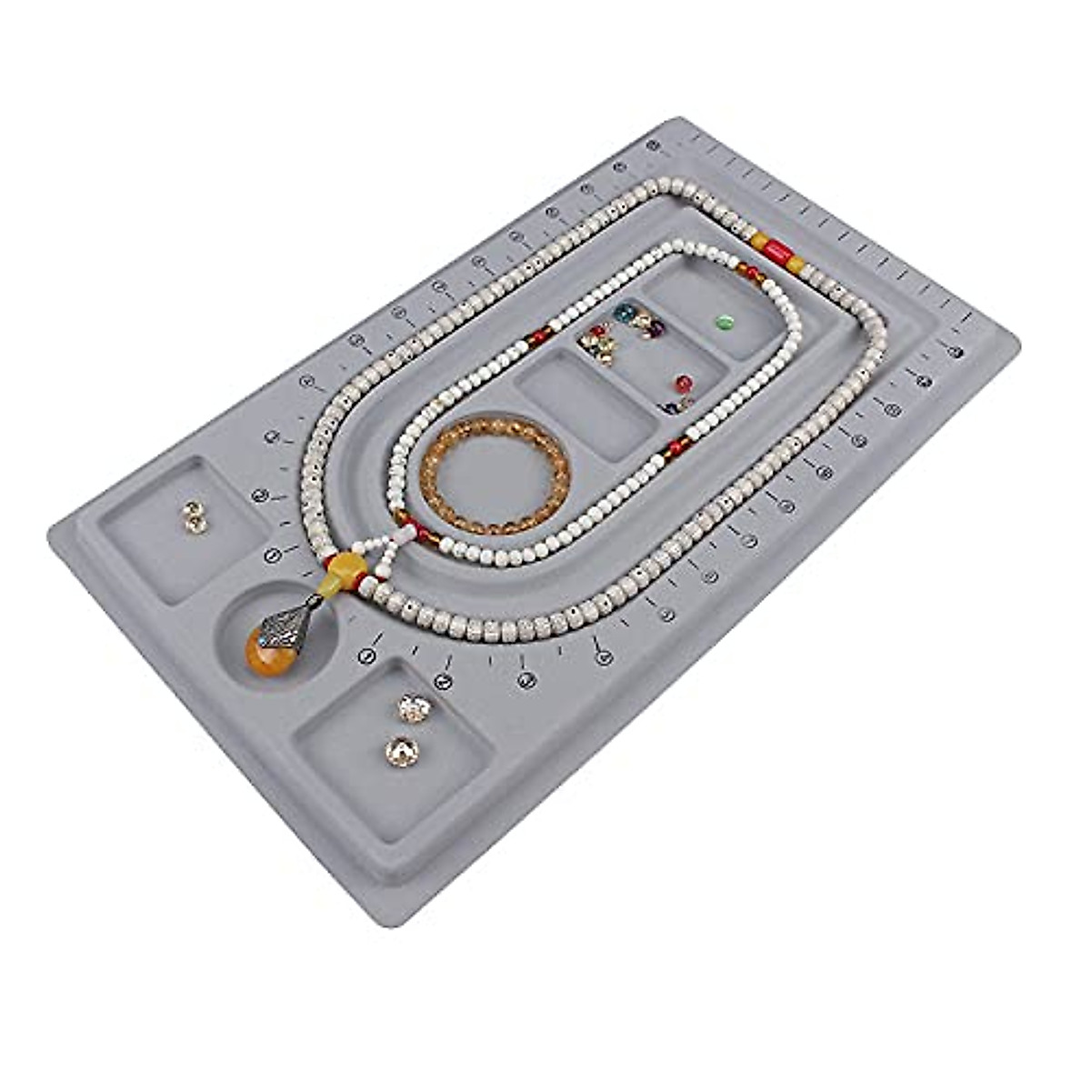 Bead Design Board Bracelets Necklaces in Beading Board Jewelry Organizer Tray Design DIY Craft Tool Bead Board Necklace Beading DIY Craft Tool Bead Design Board Bracelets