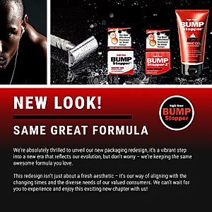 Bump Stopper 2 Double Strength Razor Bump Treatment | Formulated to Relieve Razor Burn | Eliminates Ingrown Hairs | Aftershave For Men - 0.5 OZ