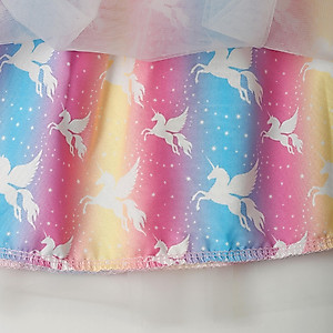 Kids Girls 2 Piece Valentine's Day Outfits Ruffle Sleeve Sweatshirts Tulle Sequins Skirt Dresses Clothes Toddler Heart Print Shirt Tutu Set 8t